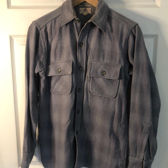 Vintage | Jackets & Coats | Vintage Brent Wool Jac Shirt | Poshmark